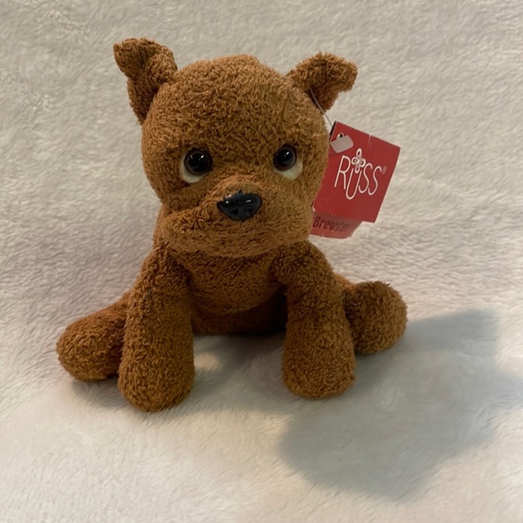 Russ Berrie | Toys | 5 Russ Berrie Mini Luv Petsbrewster Brown Dog ...